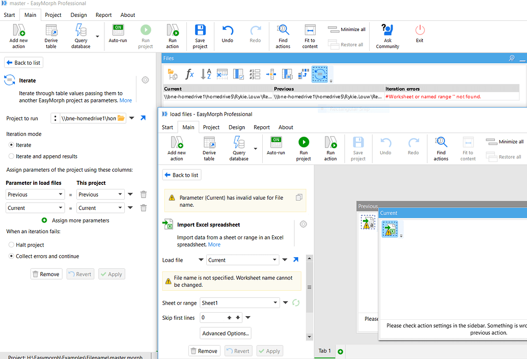 Imported File Name In New Column Easymorph Community Data Preparation Professionals And