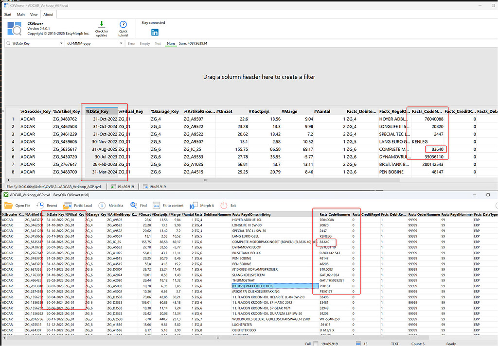 Difference Qviewer & CSViewer - EasyMorph Community - Data preparation professionals and enthusiasts