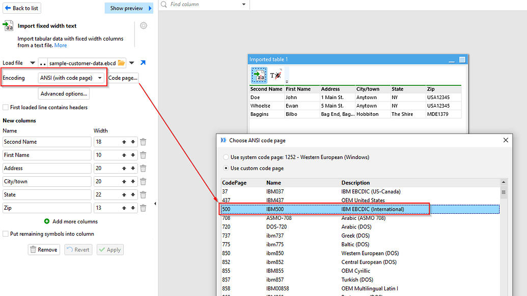 How to read EBCDIC files - EasyMorph Community - Data preparation professionals and enthusiasts