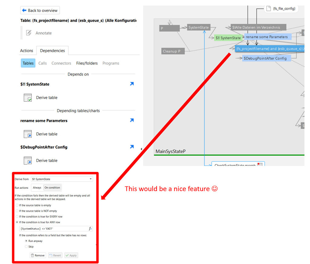 Show Condition for selected derived table in Diagram - Feature requests - EasyMorph Community ...