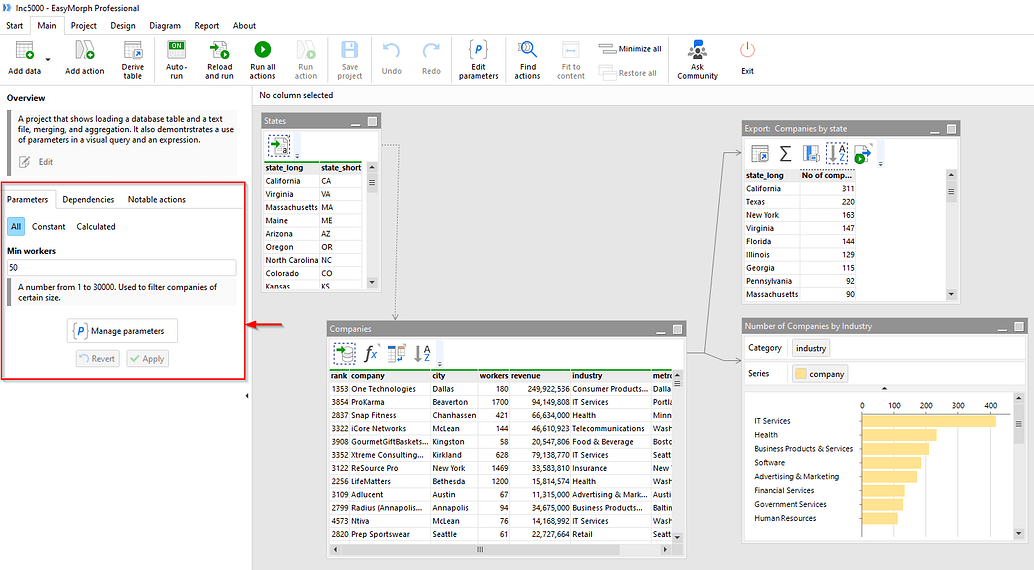 Prompting user for input - EasyMorph Community - Data preparation professionals and enthusiasts