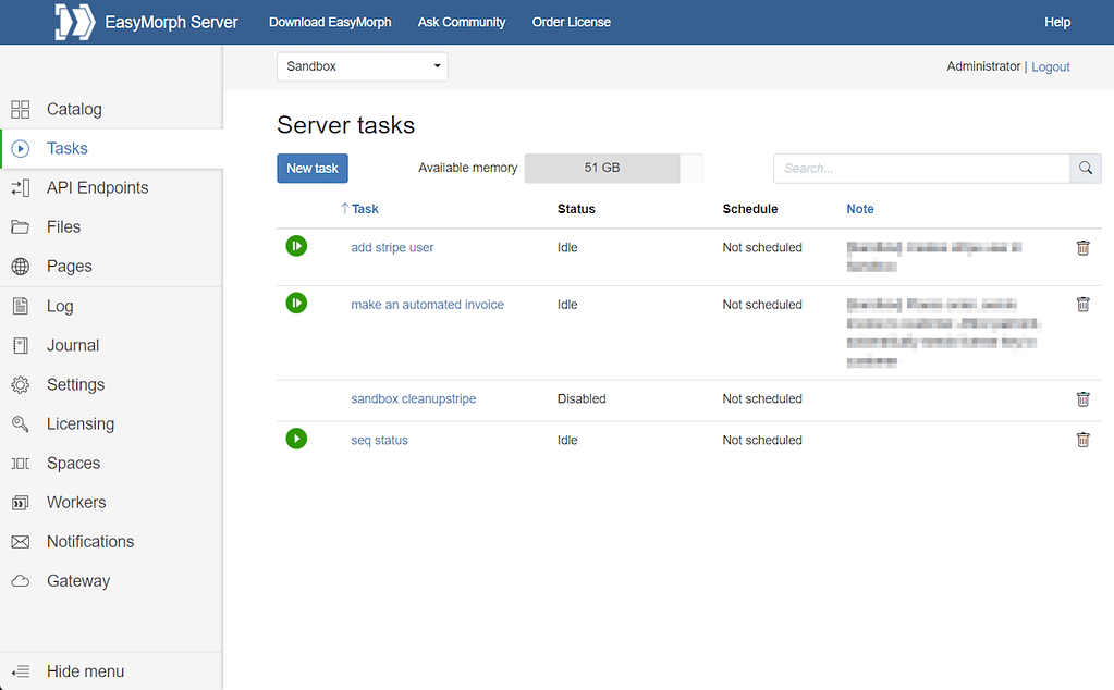 💡 Preview The New Server Ui Server Easymorph Community Data Preparation Professionals And