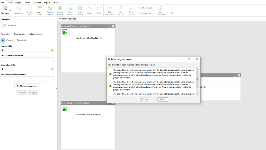 Compare Two Excel Sheets With Easymorph Easymorph Community Data