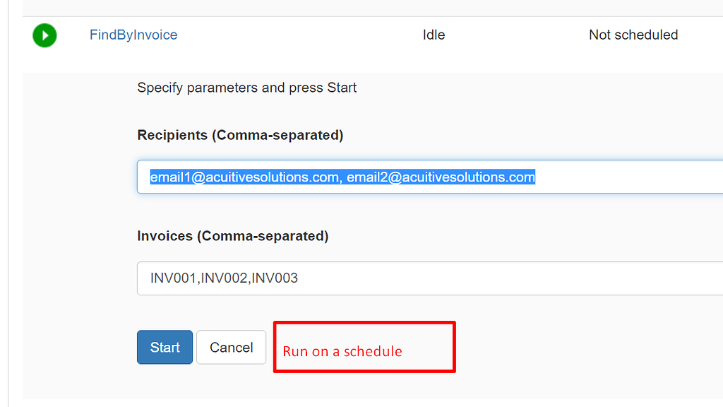Allow Users To Schedule Reports With Their Own Parameters From Em Server Easymorph Community