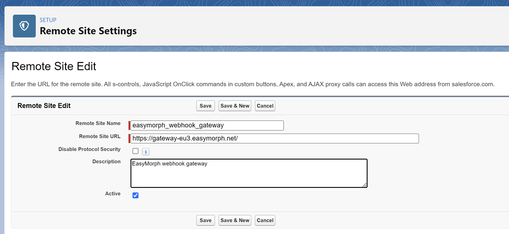 How To Build Real Time Salesforce Integrations Using Easymorph Gateway Articles Easymorph