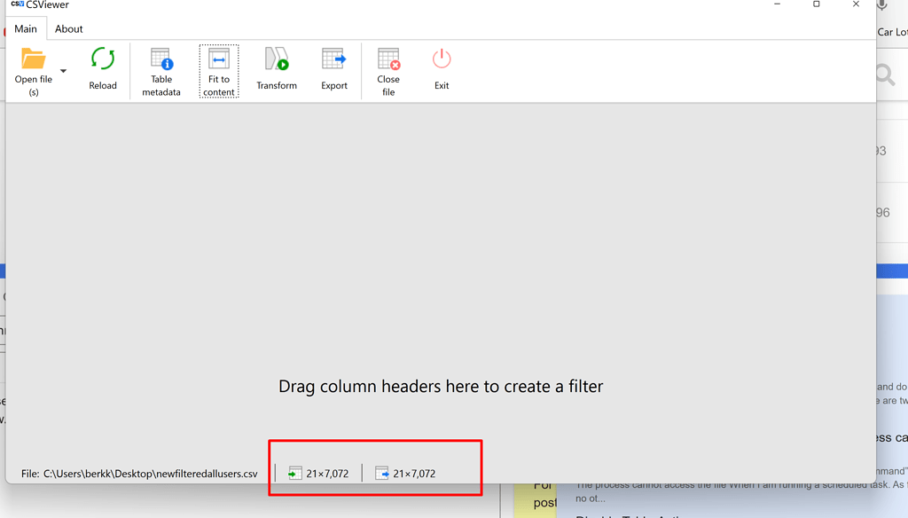 Csviewer Cannot View Table At All Support Easymorph Community Data Preparation 