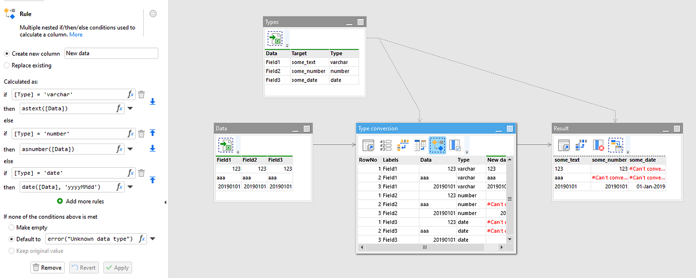 Dynamic Transformation Easymorph Community Data Preparation