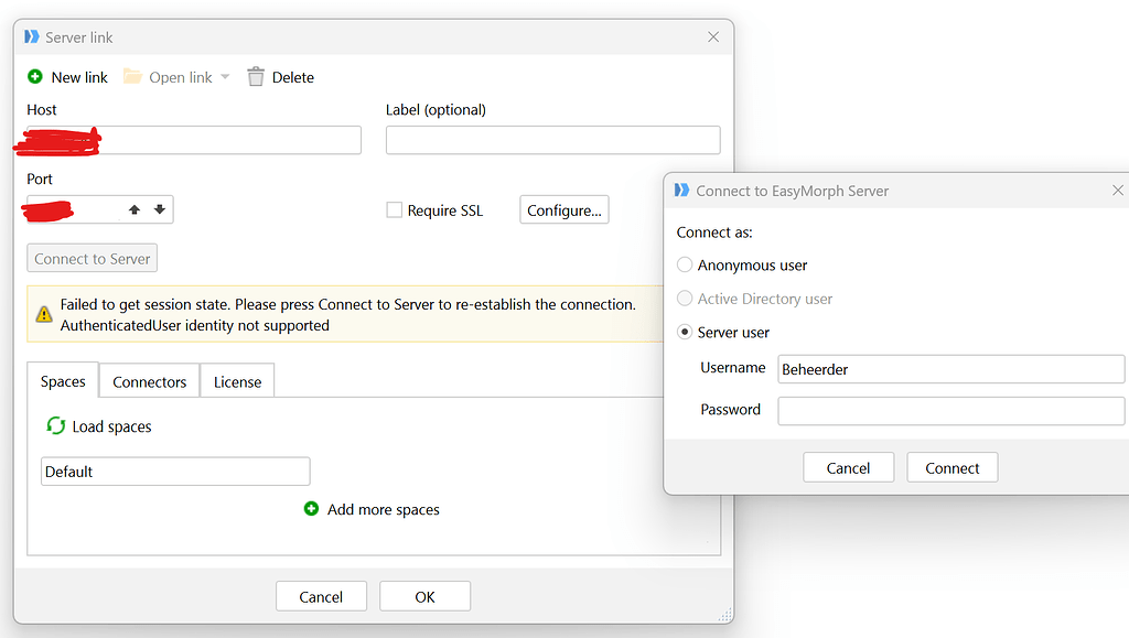 Connecting to Easymorph Server (from Desktop) - EasyMorph Community - Data preparation ...