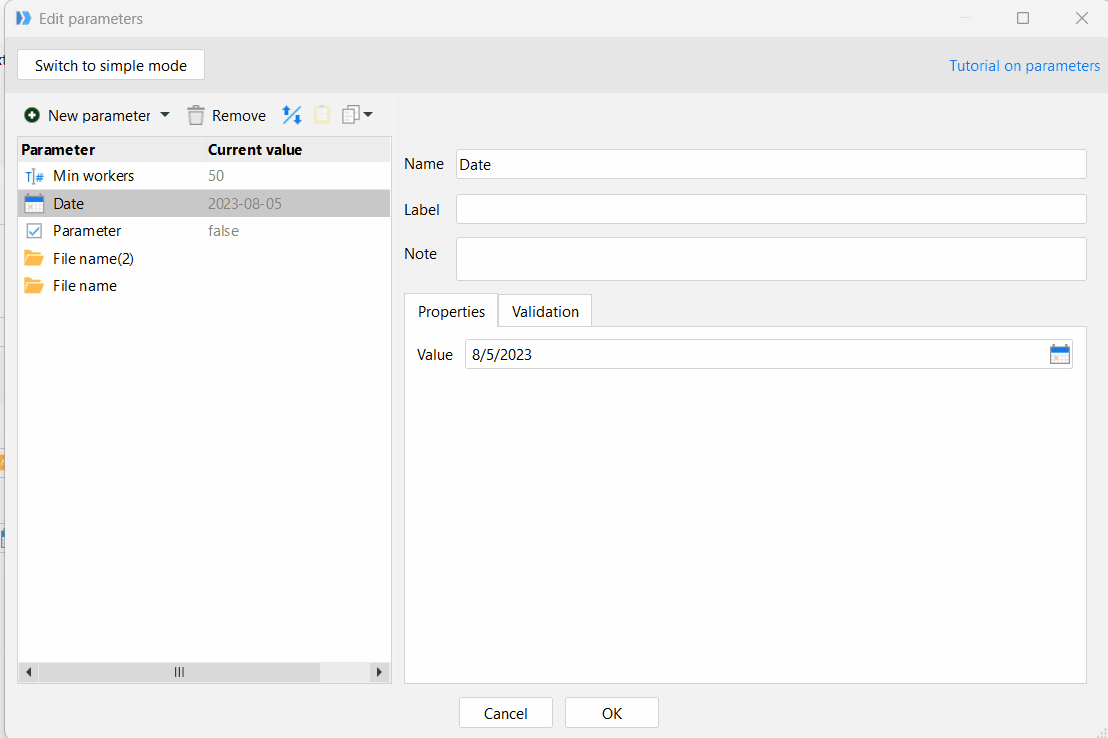 Registerpages For Parameters Feature Requests Easymorph Community Data Preparation 